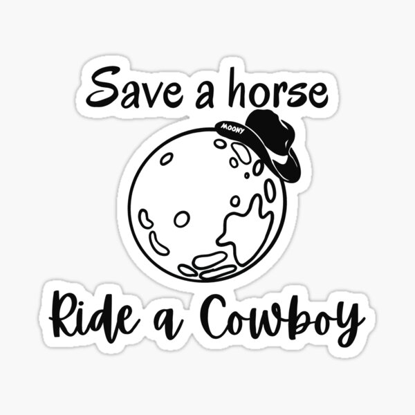 "Save a horse, ride a cowboy - Remus Lupin" Sticker for Sale by ...