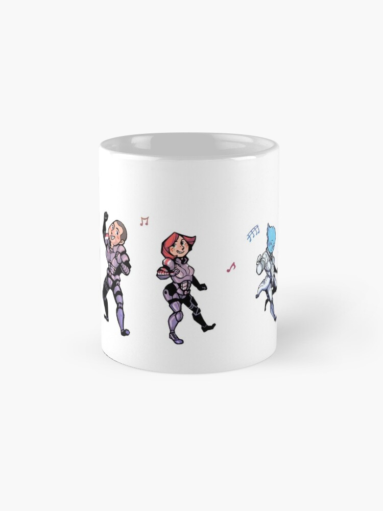 "Mass Effect Dance Party" Coffee Mug for Sale by doodlownick | Redbubble