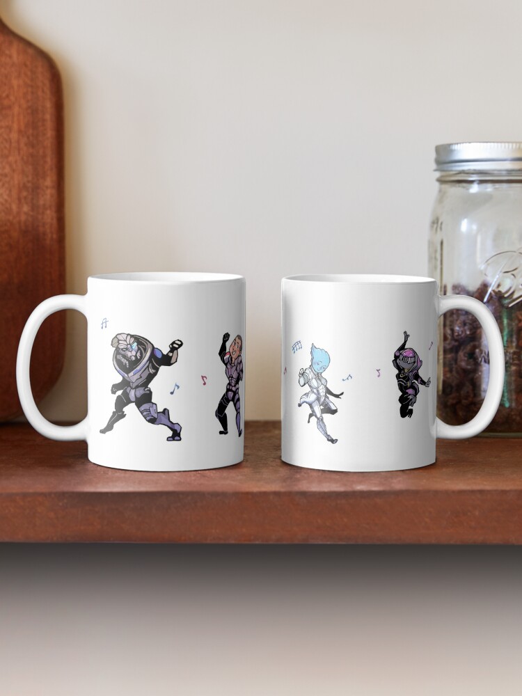 "Mass Effect Dance Party" Coffee Mug for Sale by doodlownick | Redbubble
