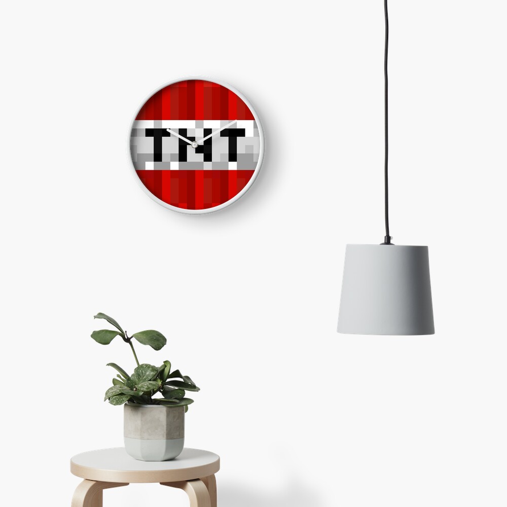 "minecraft tnt block" Sticker for Sale by Margaritta | Redbubble
