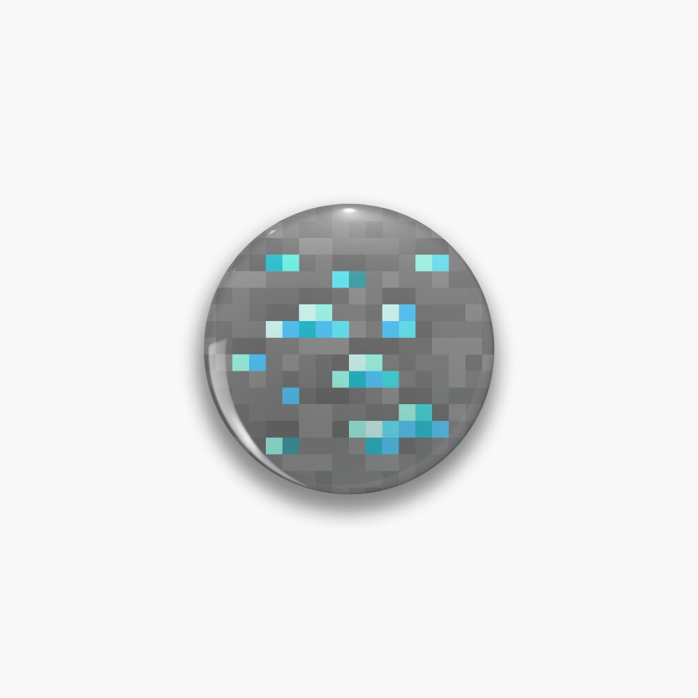 "minecraft diamond block" Sticker for Sale by Margaritta | Redbubble
