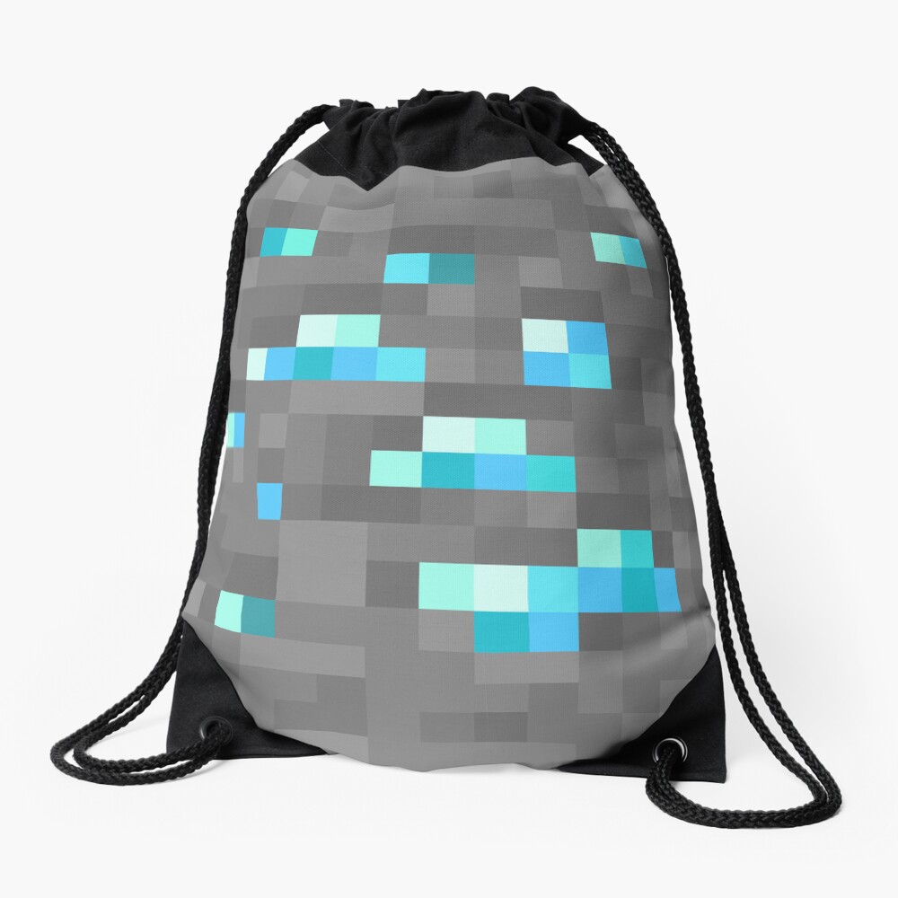 "minecraft diamond block" Sticker for Sale by Margaritta | Redbubble