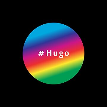 "Hugo, name, color art" Sticker for Sale by Lifelovepositiv | Redbubble