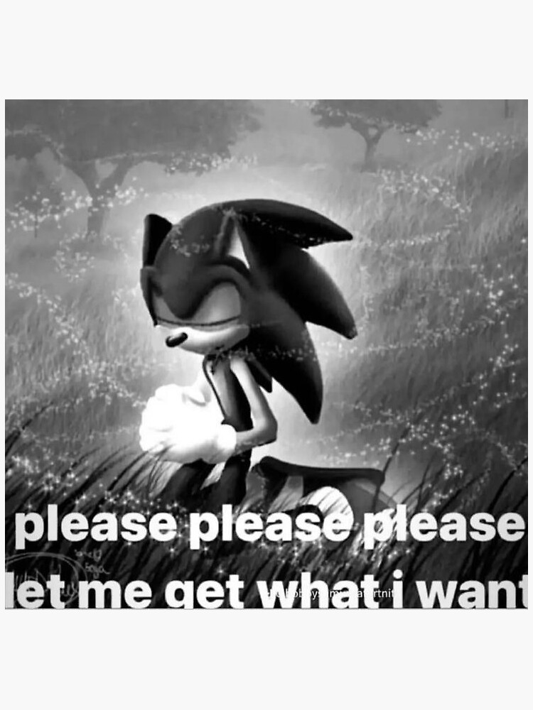 "Emo Sonic Sticker " Sticker for Sale by desirepaths | Redbubble
