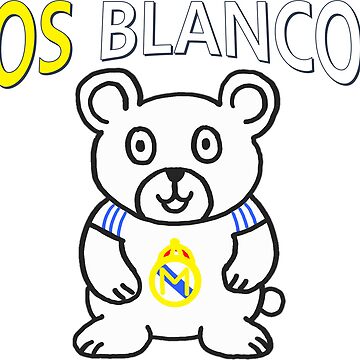 "Los Blancos" Sticker for Sale by HS-RisingSun | Redbubble