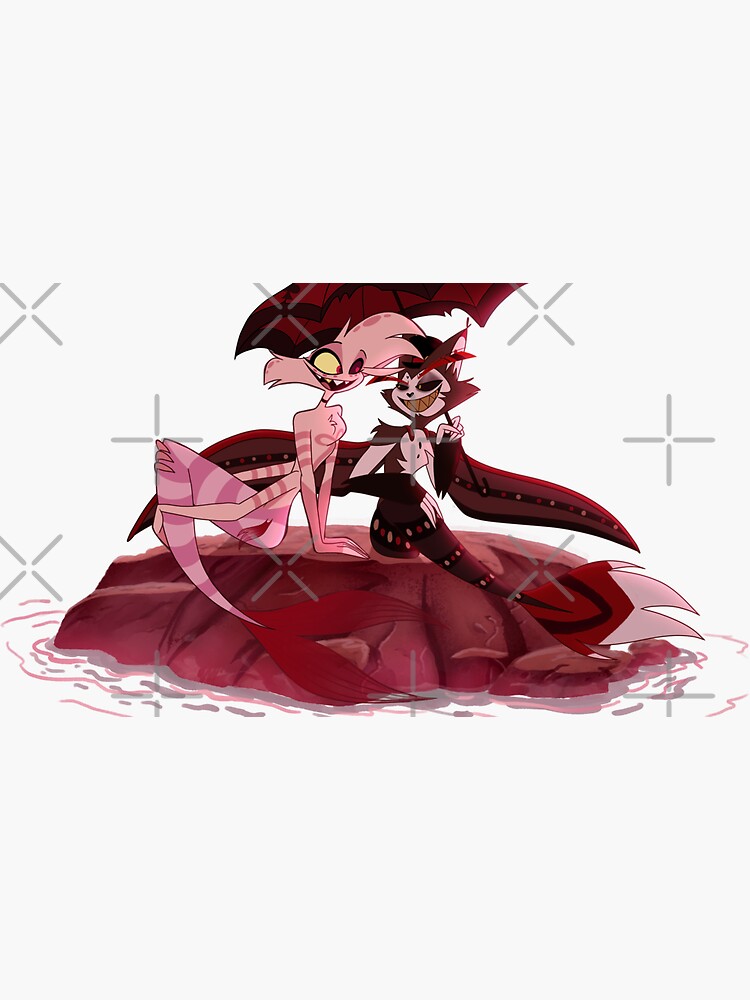 "Hellaverse MerMay Day 7 | HuskerDust" Sticker for Sale by ...