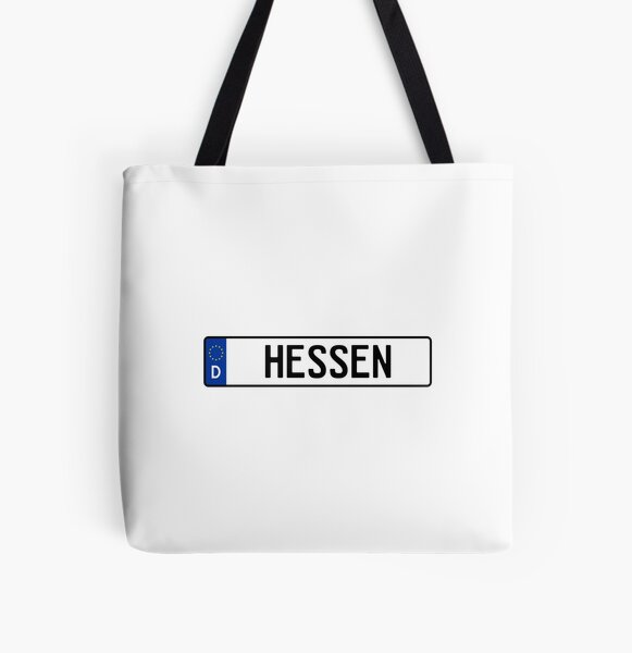 "Hessen Kennzeichen" Tote Bag for Sale by snxworld | Redbubble