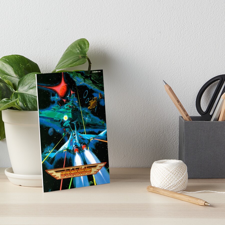 "Gradius Cover HD" Poster for Sale by kazzoie | Redbubble