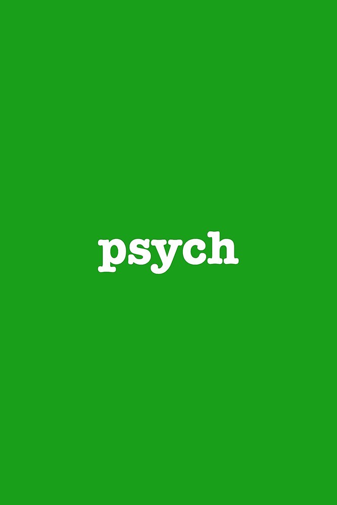 "psych logo" by nibitika77 | Redbubble