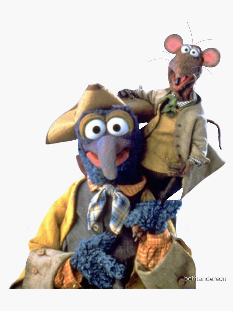 "Muppets Treasure Island Gonzo Rizzo" Sticker for Sale by bethanderson ...