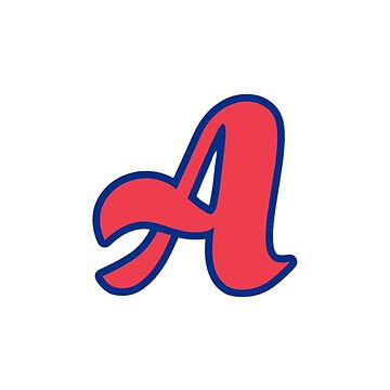 "Atlanta Braves Baseball A Letter Mark" Sticker for Sale by TurboClub ...