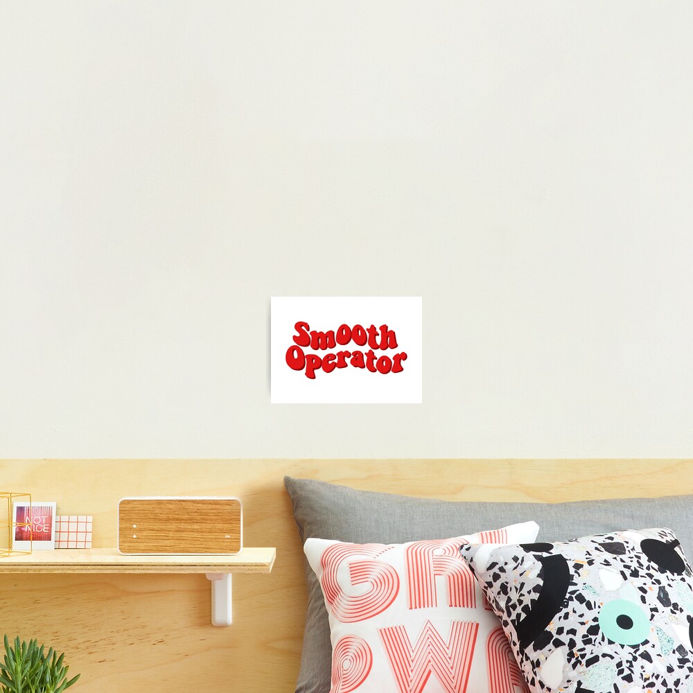 "Smooth Operator" Sticker for Sale by ColiesDesigns | Redbubble