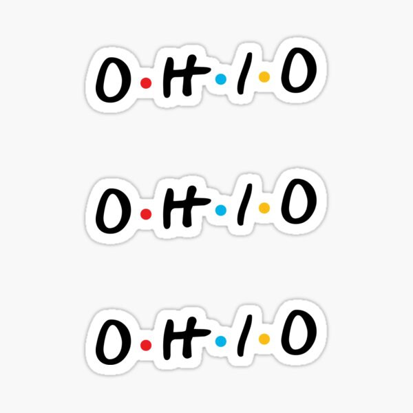 "Ohio" Sticker for Sale by haztx | Redbubble