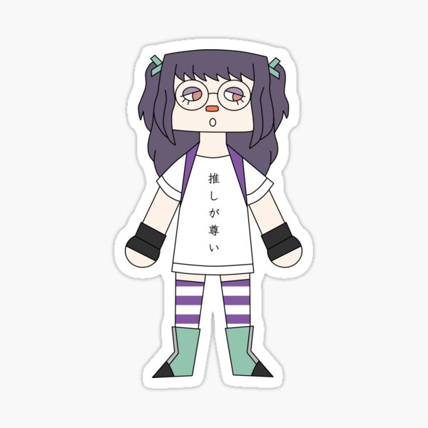 "villager nagi" Sticker for Sale by Treasure-Eatery | Redbubble