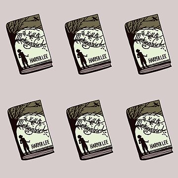 "To Kill A Mockingbird books" Sticker for Sale by lalashellsArt | Redbubble