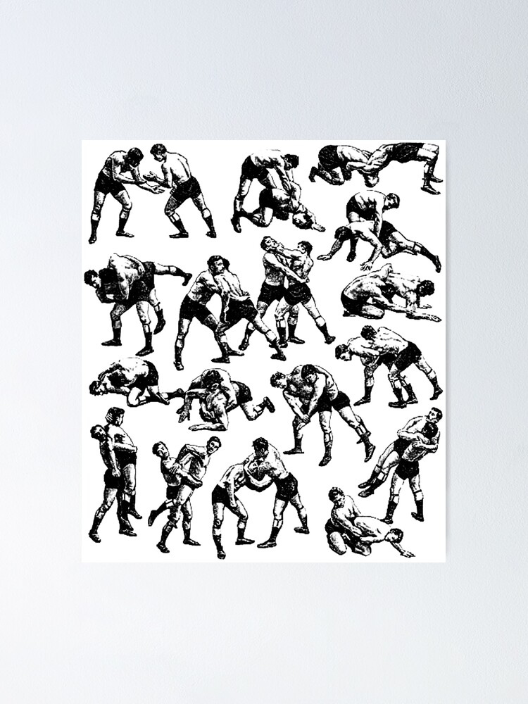 "Catch Wrestling" Poster for Sale by AylaTivoli | Redbubble
