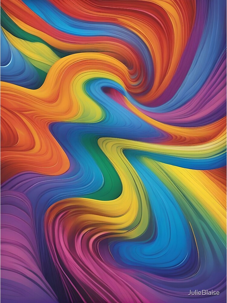 "Vibrant Swirls " Sticker for Sale by JulieBlaise | Redbubble