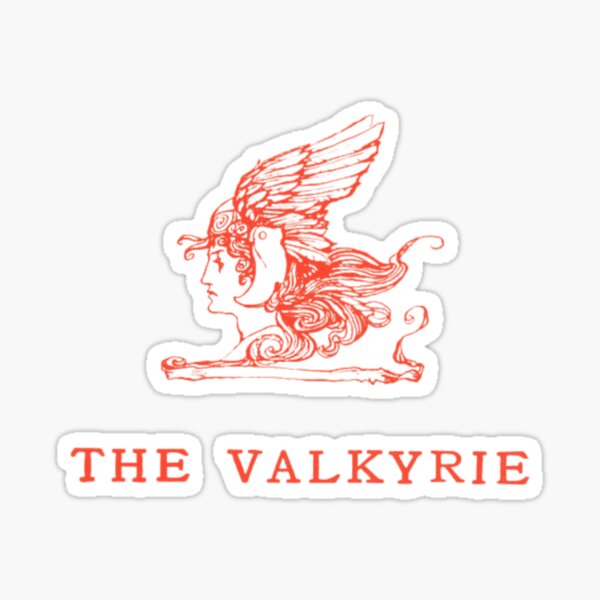 "The Valkyrie" Sticker for Sale by katiecturn | Redbubble