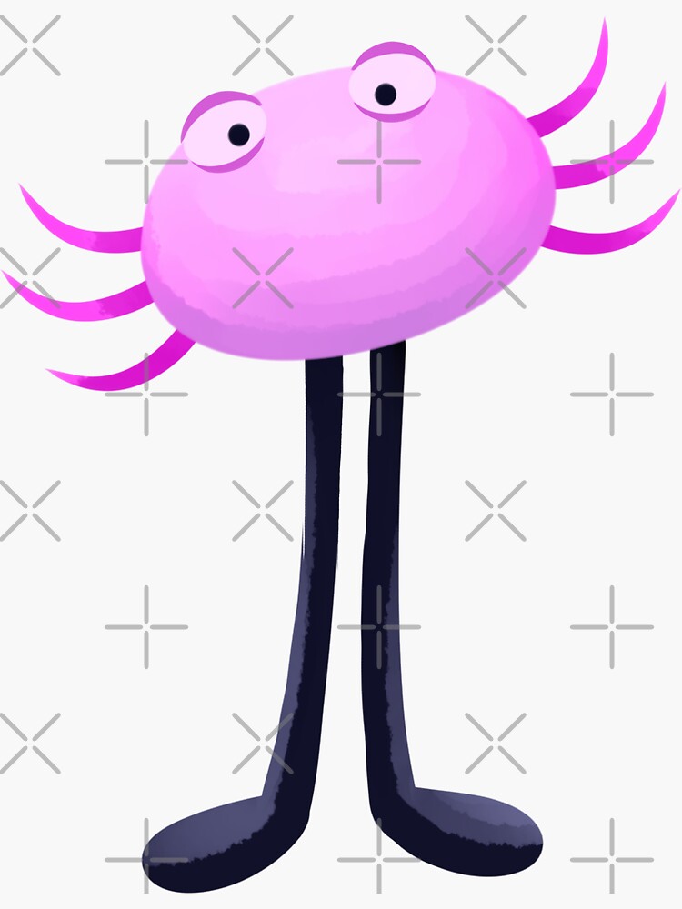 "Kinitopet Kinito Pet axolotl stickers magnets" Sticker by LumiLemon ...