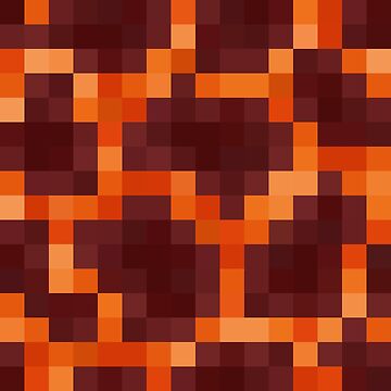 "minecraft magma block" Poster for Sale by Margaritta | Redbubble