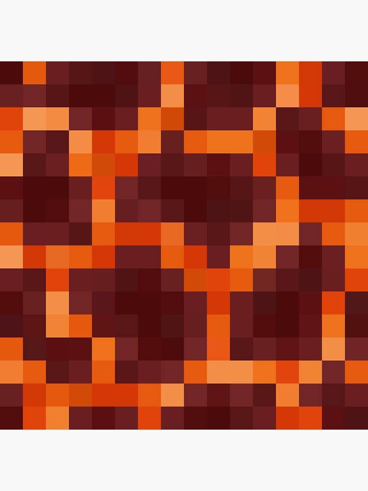 "minecraft magma block" Sticker for Sale by Margaritta | Redbubble