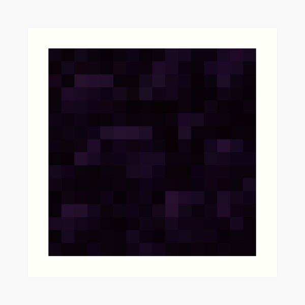 Minecraft Obsidian Background