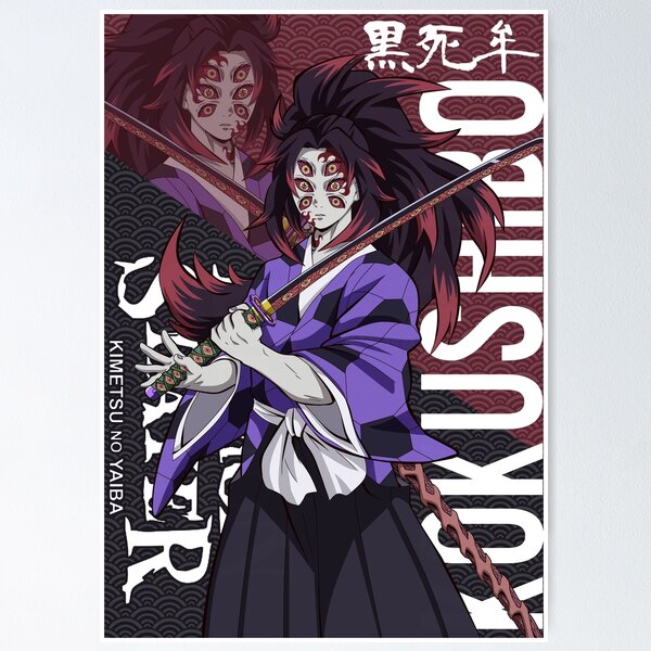 "Kokushibo | Demon Slayer: Kimetsu no Yaiba" Poster for Sale by B-love ...