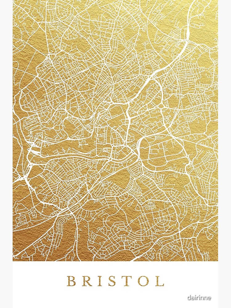 "Bristol map" Poster by dairinne | Redbubble