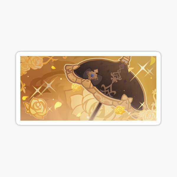 "Navia Namecard | Genshin Impact" Sticker for Sale by Verthalies ...