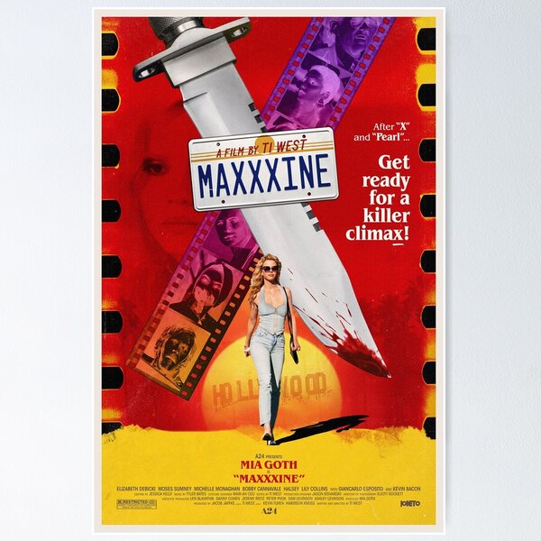"Maxxxine Movie" Poster for Sale by tulusmen art | Redbubble