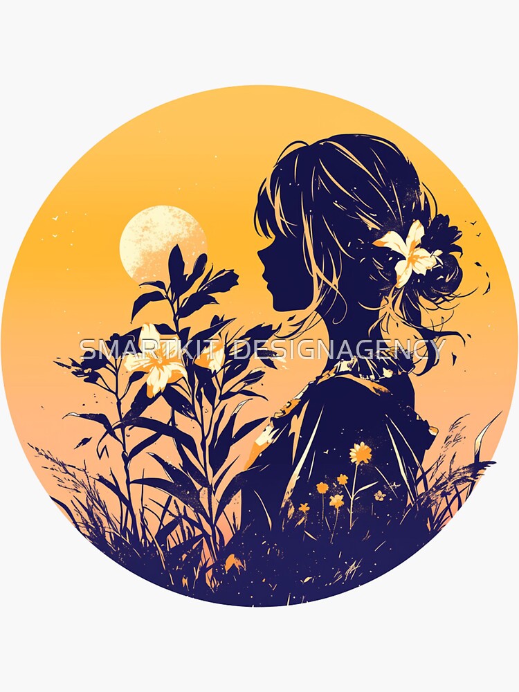 "Spiritual awakening // Aesthetic // woman silhouette // flower Art // Beautiful woman Art ...