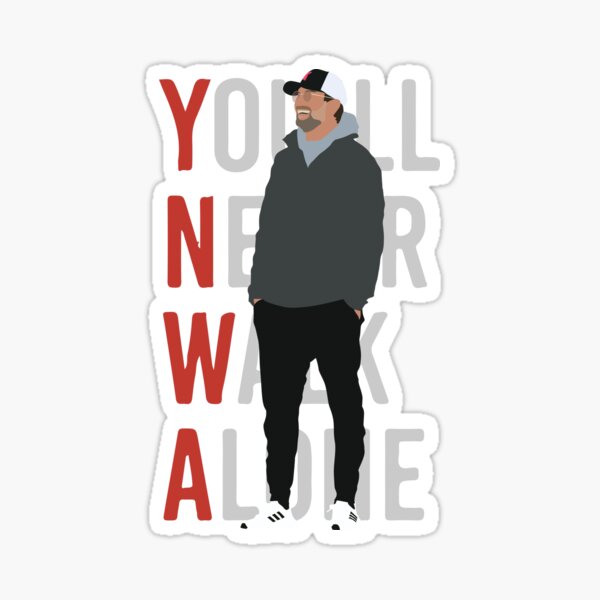 "Jurgen Klopp YNWA Liverpool Anfield Farewell" Sticker for Sale by ...