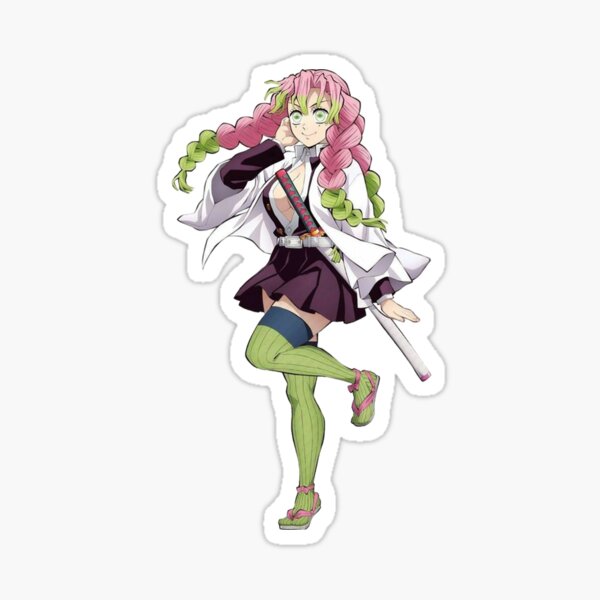 "mitsuri kanroji - kimetsu no yaiba" Sticker for Sale by colimoarty ...