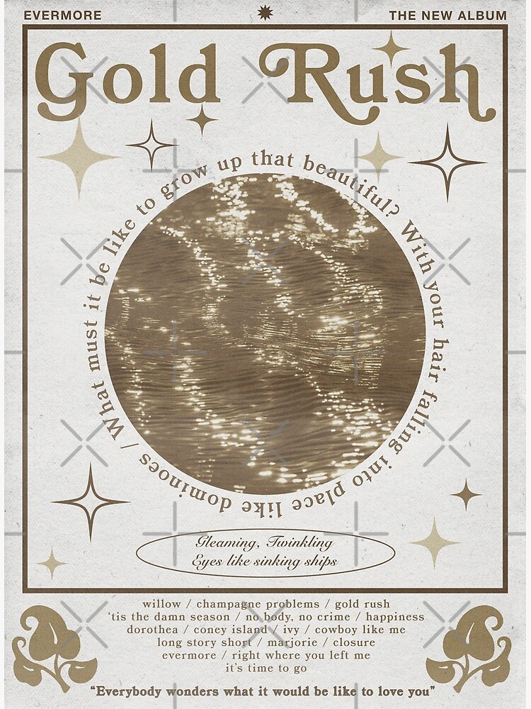 "Gold Rush" Poster for Sale by lgsketches | Redbubble