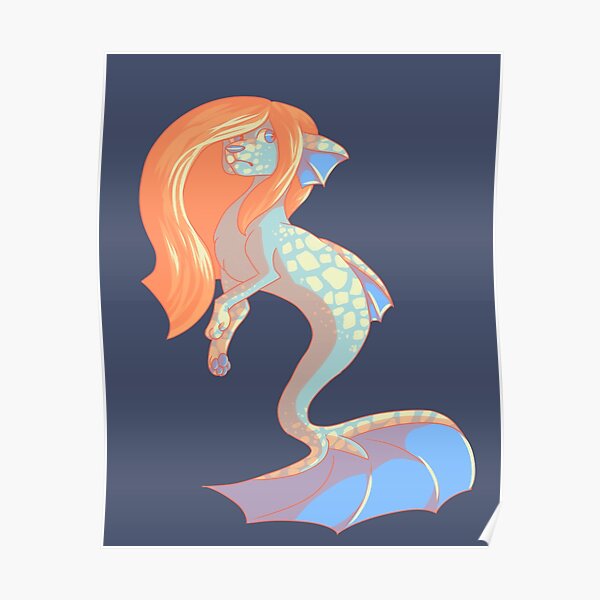 "arania the mermaid fox" Poster for Sale by Supernerdo13 | Redbubble