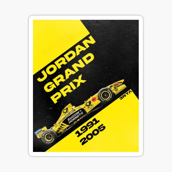 "Jordan Grand Prix-F1 vintage tribute" Sticker for Sale by 3NTAGraphic ...