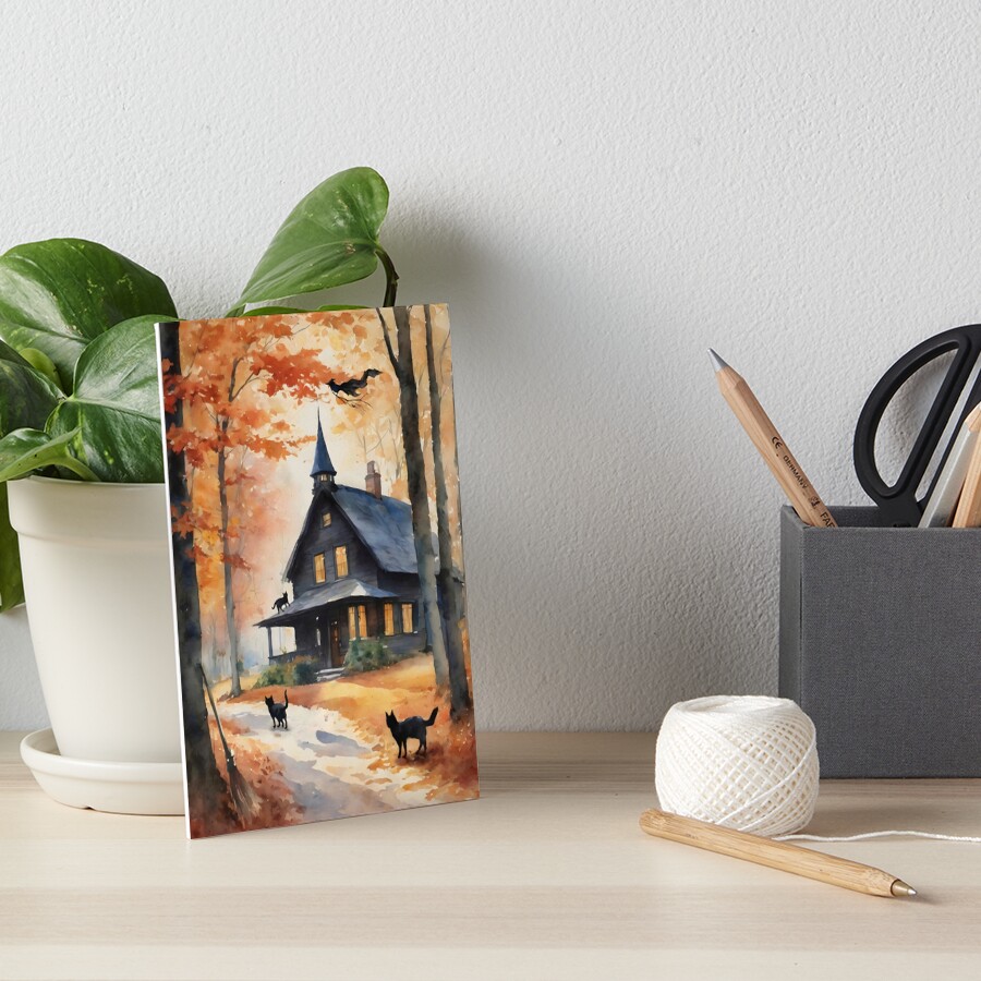 "She'll Be Home Soon ~ Vintage Witch Art New England Pilgrim Salem ...