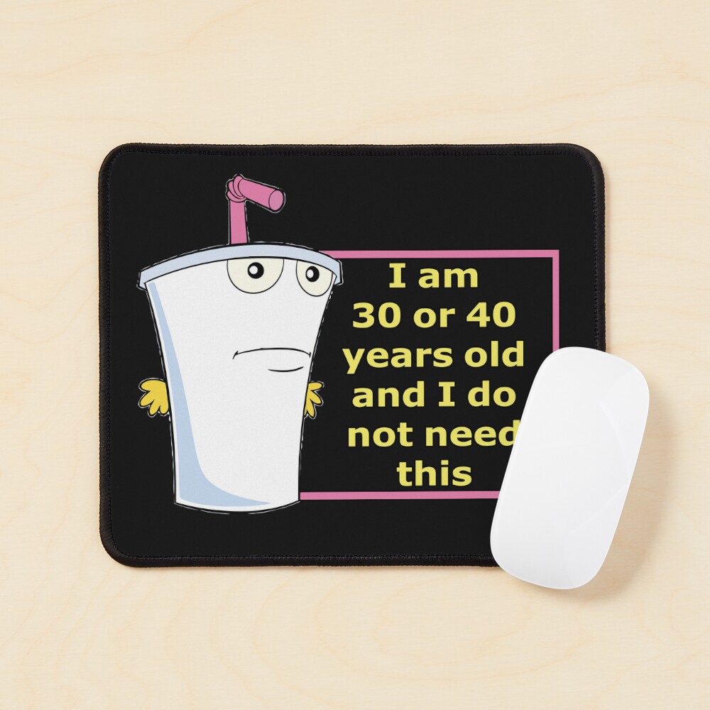 "30 or 40 Aqua Teen Hunger Force" Sticker for Sale by IcePools | Redbubble