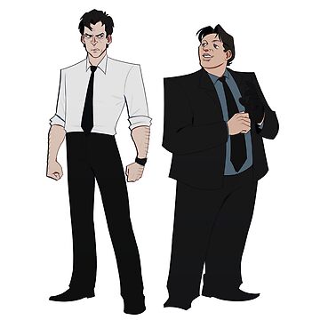 "Peter Strahm and Mark Hoffman" Sticker for Sale by jennilah | Redbubble