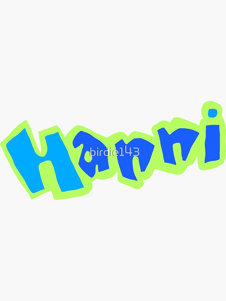"hanni newjeans how sweet logo" Sticker for Sale by birdie143 | Redbubble