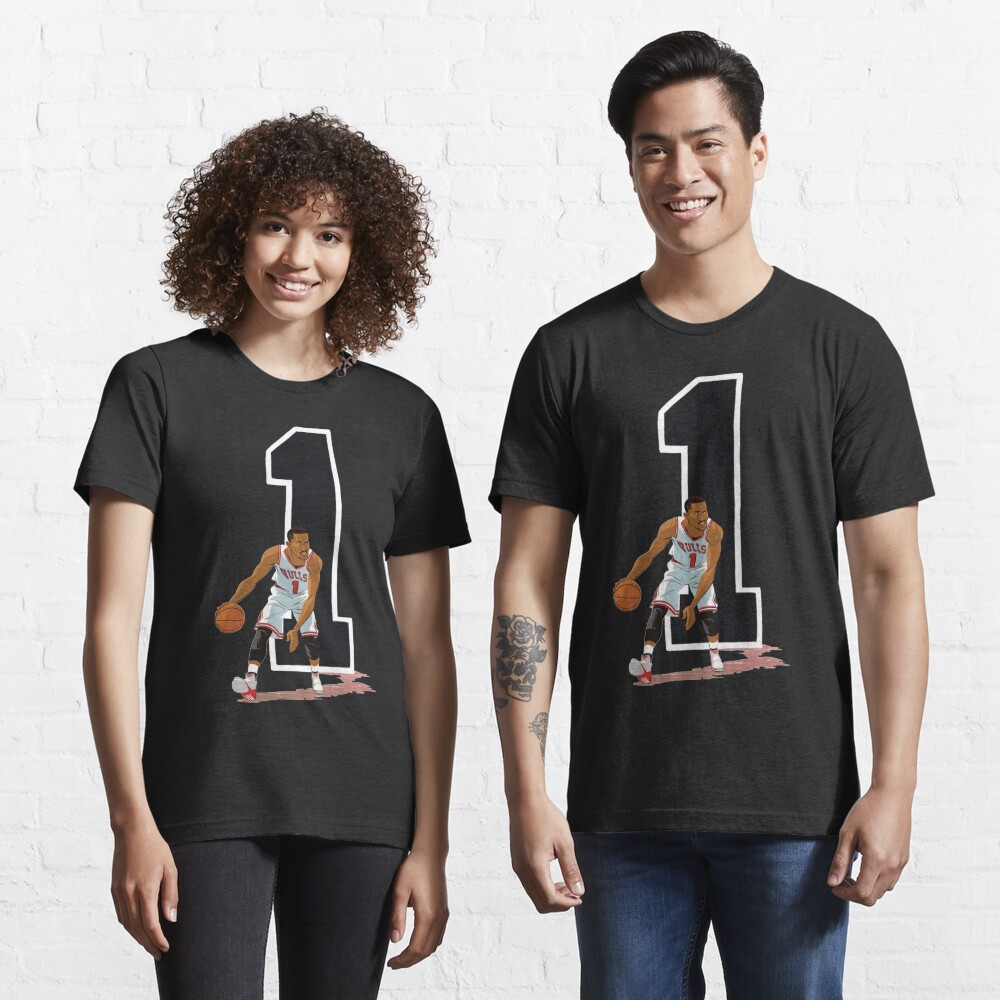"DERRICK ROSE" T-shirt for Sale by balinessrice | Redbubble | derrick ...