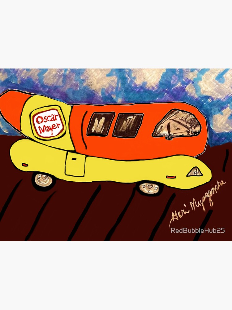 "Oscar Mayer Wienermobile" Sticker for Sale by RedBubbleHub25 | Redbubble