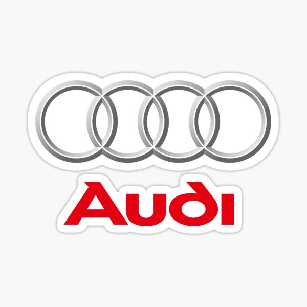 "audi" Sticker for Sale by Forest W Hudson | Redbubble