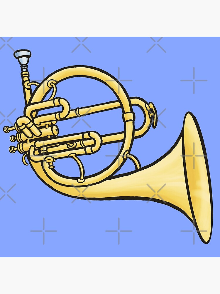 Mellophone Cartoon