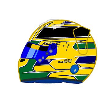 "Oscar Piastri 2024 Monaco Helmet " Sticker for Sale by OriDraws ...