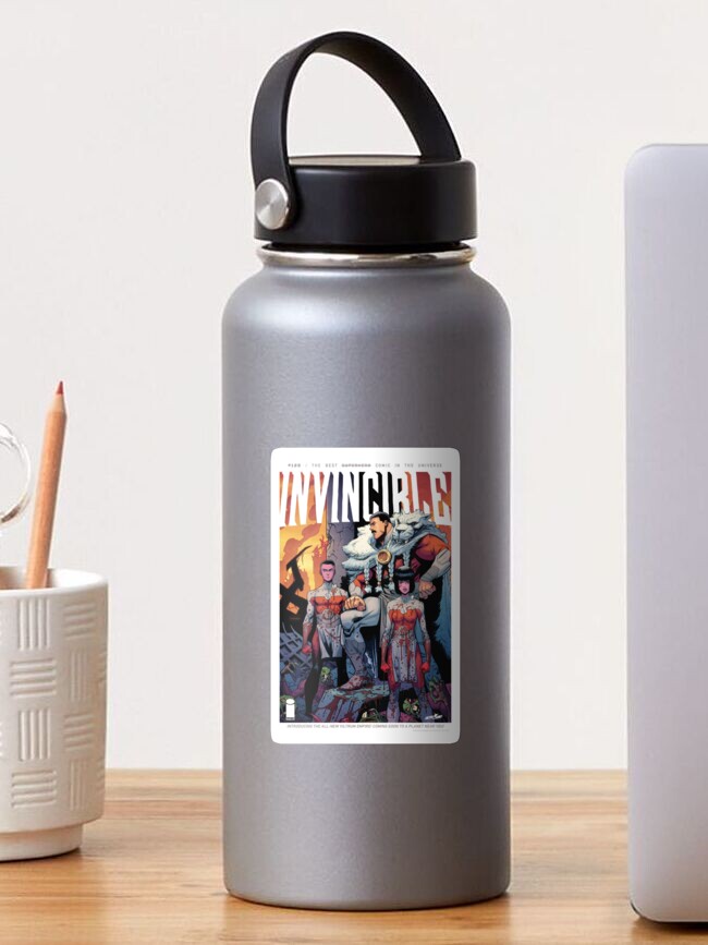 "Invincible 129 thragg and kids" Sticker for Sale by Julioulloa | Redbubble