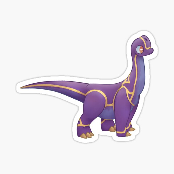 "Brachio Fossil Fighters" Sticker for Sale by Fritzien | Redbubble