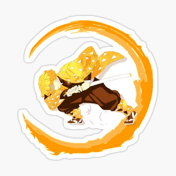 "Zenitsu" Sticker for Sale by ChoniDreams | Redbubble