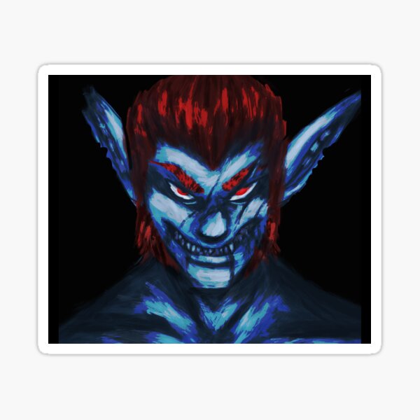 "The face of a Murderer" Sticker for Sale by Shadow-Crystol | Redbubble