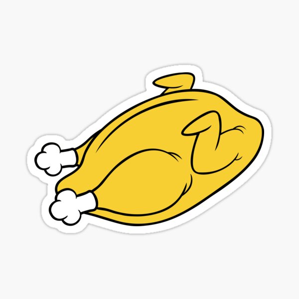 "Roast Chicken" Sticker for Sale by Reethes | Redbubble
